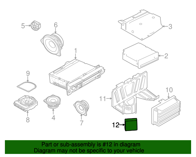 65156983075 - 2009-2022 BMW Fan (65-15-6-983-075) | BMW of South ...
