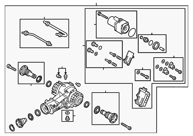 2013-2015 Audi RS5 Differential Assembly 0BF-500-044 | OEM Parts Online