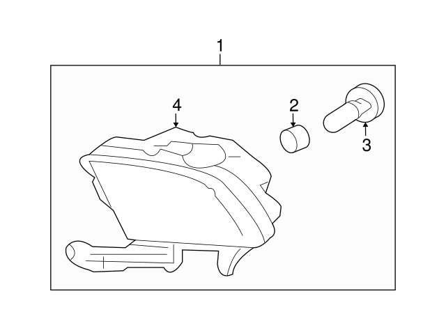 2010-2012 Kia Forte Fog Lamp Assembly - Driver's Side (LH) 92201-1M000 ...