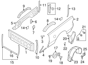 2010-2023 Mopar Side Panel 68146557AB | Mopar Parts Canada