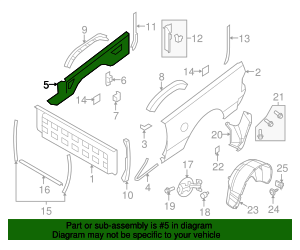 2008-2022 Mopar Panel 68377182AB | TascaParts.com