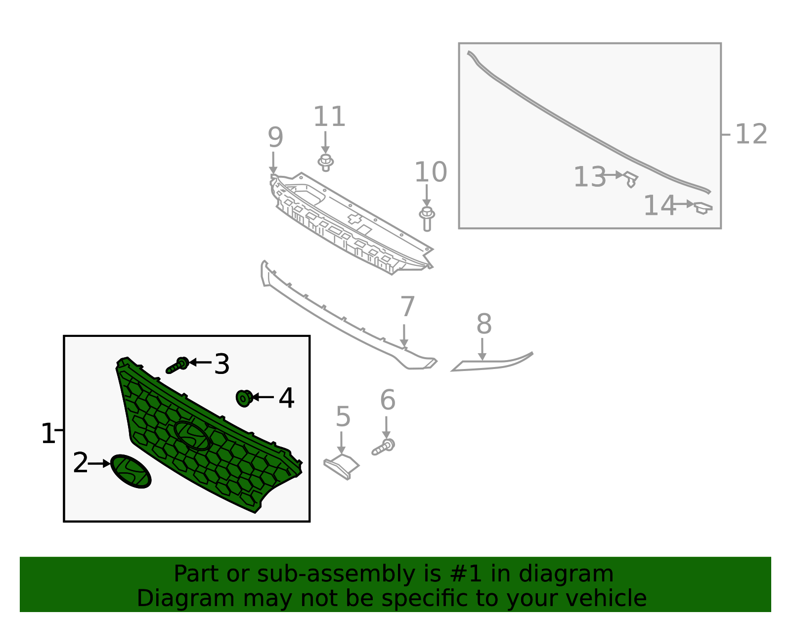 Genuine OEM Grille Assembly Part# 86350-S2100 Fits 2019-2020 Hyundai ...