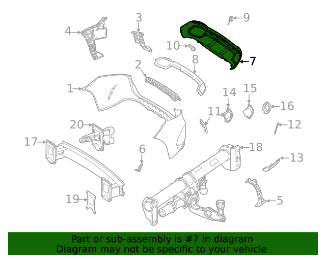 167-885-22-05 - Lower Cover 2020-2021 Mercedes-Benz | Mercedes-Benz USA ...