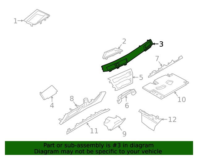 51458064709 - 2016-2022 BMW Trim Molding (51-45-8-064-709) | BMW of ...