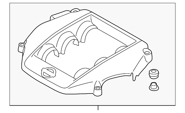 2011-2021 Nissan GT-R Engine Cover 14041-KB50A | OEM Parts Online