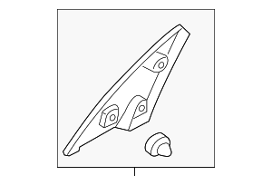 2017-2023 Subaru OEM NEW 2017-2021 Subaru Crosstrek Cover A Pillar ...