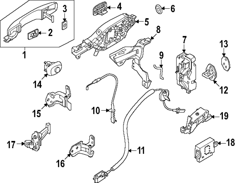 2024 Ford Ranger Control Module Bracket N1WZ-3962-C | TascaParts.com