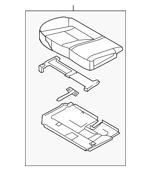 2013-2014 Hyundai Elantra GT Seat Cushion 89200-A5300-SBL | World OEM ...