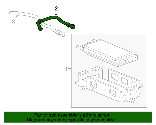 2018-2019 GM Return Hose 84236956 | GMPartsDirect.com