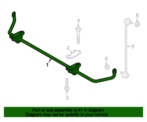 Genuine BMW 31-35-2-284-511 | Stabilizer Bar | FREE Shipping on Most ...