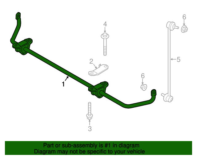 Genuine BMW 31-35-2-284-511 | Stabilizer Bar | FREE Shipping on Most ...