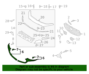 2019-2024 Mazda 3 Lower Molding BDTS-50-7J0A | Mazda Parts Online