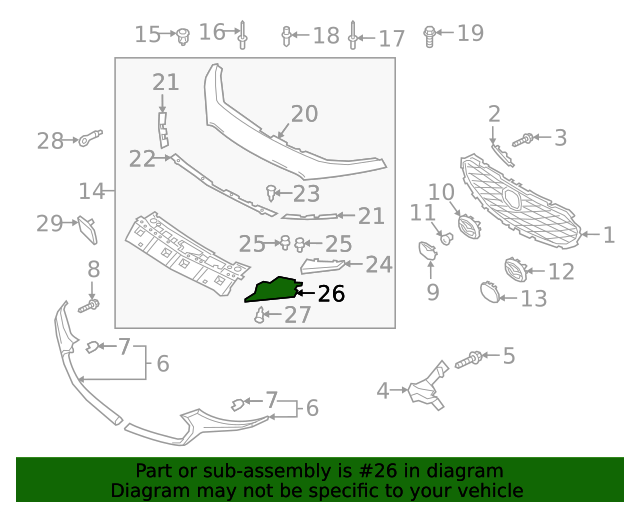 BDTS-50-162A - Inner Bracket - 2019-2024 Mazda 3 | Mazda Swag