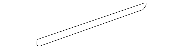 2018-2024 GMC Terrain Black Rear Driver Side Door Molding 84538084 ...