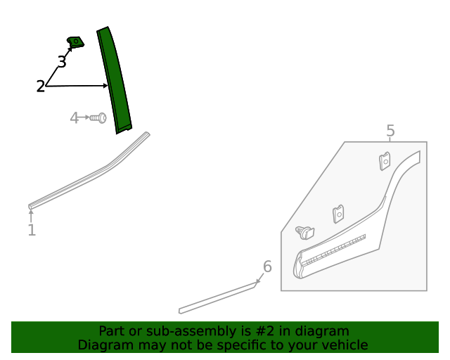 2018-2023 GM Applique 84687067 GM | GMPartsDirect.com