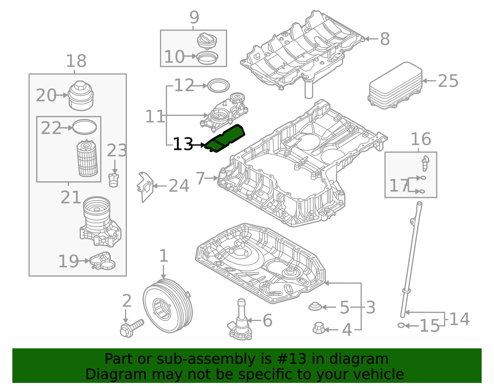 2019-2025 Audi Engine Crankcase Vent Valve Seal 0P2-103-517 | Genuine ...