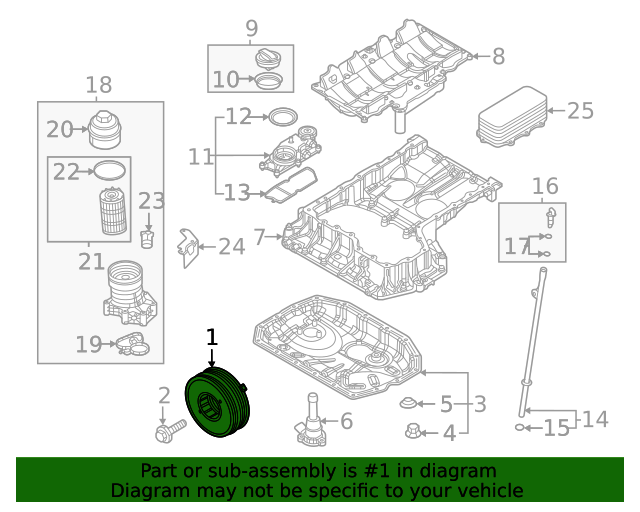 2019-2021 Audi A8 Quattro Vibration Damper 0P2-105-251-A | Audi USA Parts