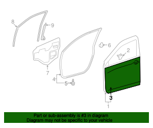 67112-0R010 - Outer Panel - 2006-2012 Toyota RAV4 | OEM Genuine Toyota ...