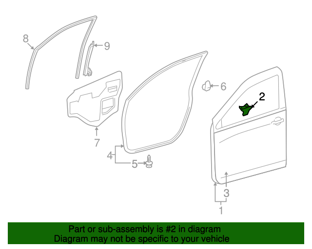 67664-0R010 - Corner Trim - 2006-2018 Toyota RAV4 | OEM Genuine Toyota ...