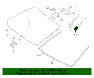 2013-2018 Lexus ES300h Air Temp Sensor 88620-33010 | OEM Parts Online