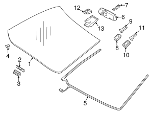 2013-2018 Lexus ES300h Air Temp Sensor 88620-33010 | OEM Parts Online