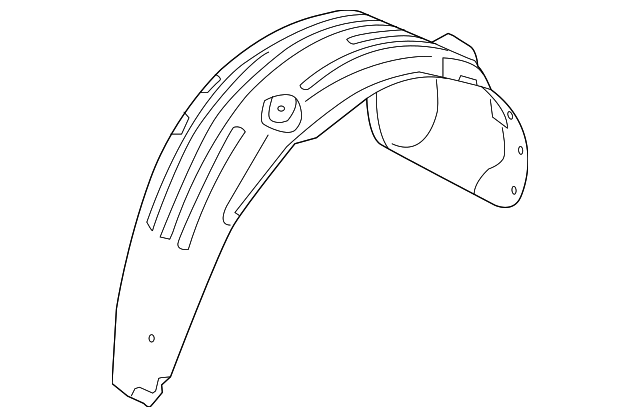 2021-2023 Kia Sorento Wheelhouse Liner 86822-R5000 | TascaParts.com