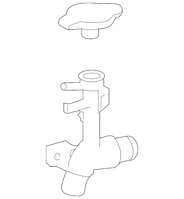 16502-0P031 - Radiator Coolant Hose Adapter - 2018-2023 Toyota | OEM ...