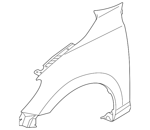 2016-2020 Toyota Fender 53812-WB002 | Frank Toyota Parts