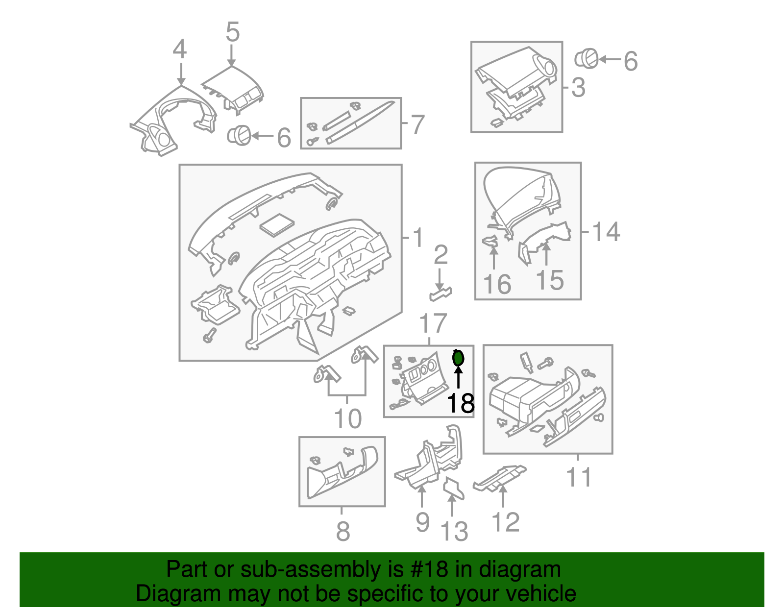 BP4M-55-574A - Center Panel Hole Cover 2004 Mazda 3 | Florida Mazda Parts