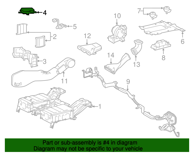 89892-78010 - Drive Motor Battery Voltage Sensor 2019-2021 Lexus NX300h ...
