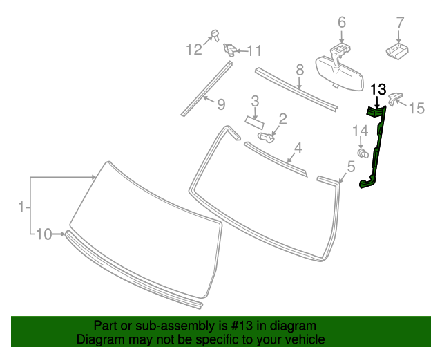 2007-2014 Toyota FJ Cruiser Reveal Molding Protector 75565-35010 | OEM ...