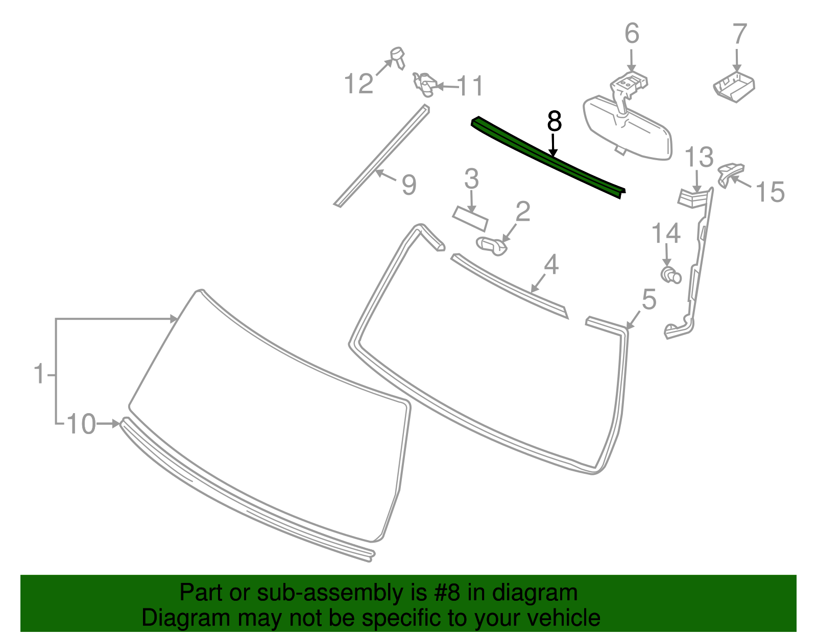 75503-35061-A0 - Reveal Molding - 2007-2014 Toyota FJ Cruiser | Nucar ...