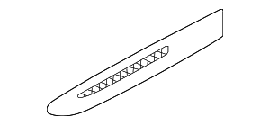 2017-2020 Jaguar XE Fender Insert Emblem T4N25065 | JaguarParts.com