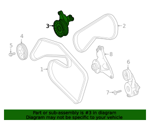 2012-2022 Mercedes-Benz Idler Pulley 642-200-02-00 | MB Parts Center