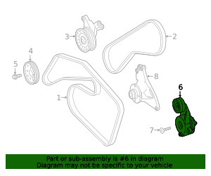 2010-2022 Mercedes-Benz Accessory Drive Belt Tensioner Assembly 642-200 ...