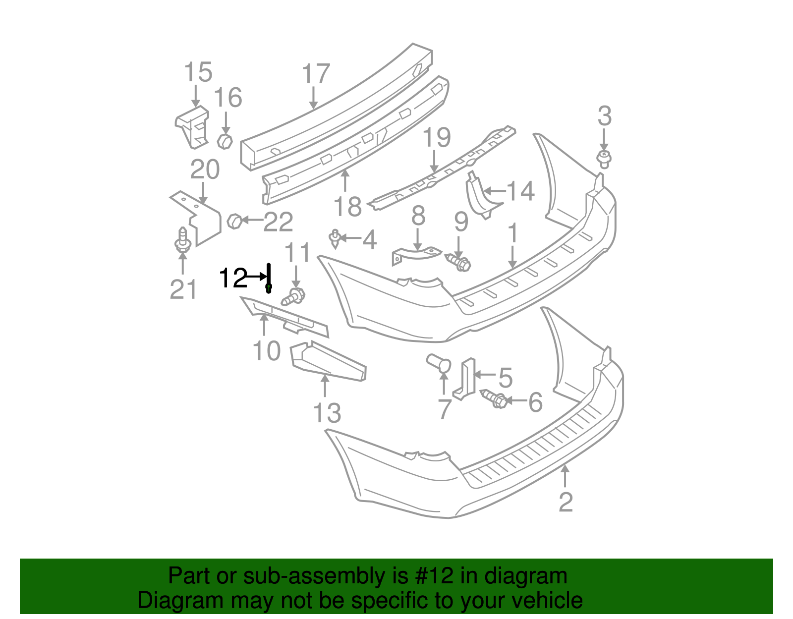 2003-2020 Subaru Upper Bracket Rivet 905920035 | Subaru Parts Store
