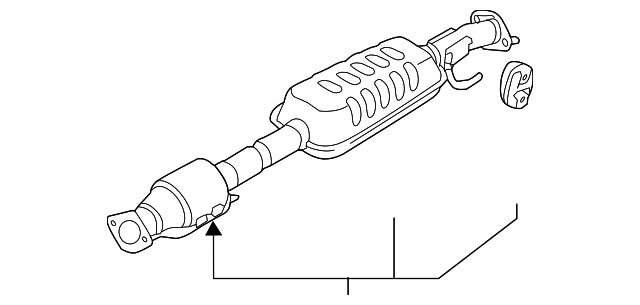 2019 Hyundai Sonata Catalytic Converter 28600-D5550 | Hyundai Wholesale ...