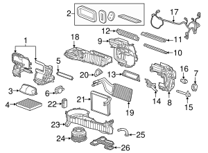 2013-2024 GM Instrument Panel Air Duct Air Temperature Sensor 22801046 ...