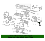 2010-2022 GM Air Conditioning Refrigerant Temperature Sensor 25952893 ...