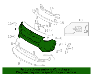 86510-Q4010 - Bumper Cover 2019-2021 Kia Niro EV | Kia.Parts Store