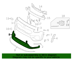 86512-Q4000 - Lower Cover 2019-2022 Kia Niro EV | Kia.Parts Store