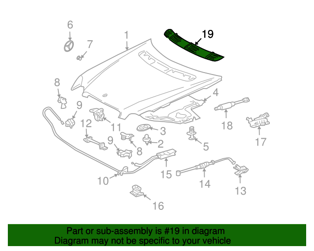203-880-19-05-3590 - Vent Grille - 2003-2009 Mercedes-Benz | World ...
