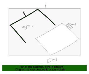 2014-2018 Mazda 3 OEM NEW 14-18 Mazda 3 Hatchback Rear Back Glass ...