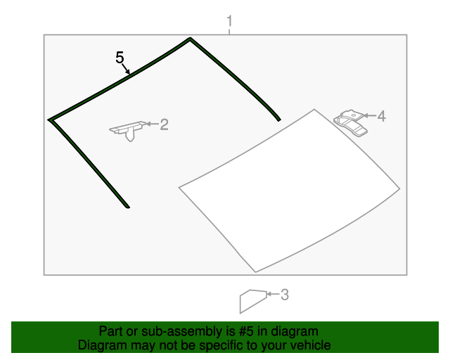 2014-2018 Mazda 3 Reveal Molding bjs750611c | TascaParts.com