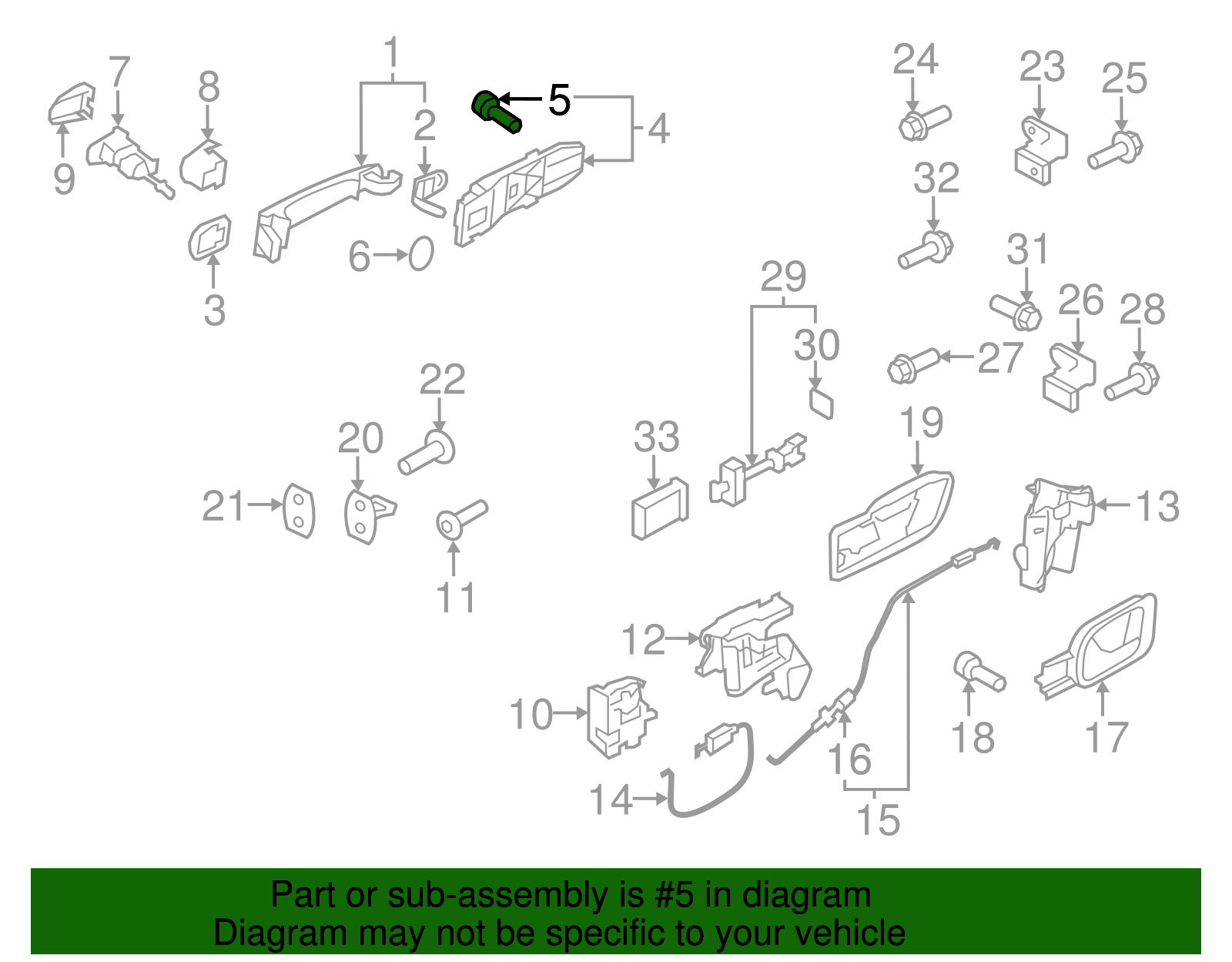 2009-2024 Volkswagen Handle Base Bolt N-911-768-01 | OEM VW Parts Haus