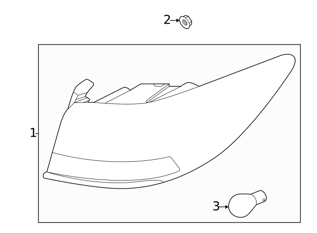 92402-F6520 - Tail Lamp Assembly 2020 Kia Cadenza | Kia.Parts Store