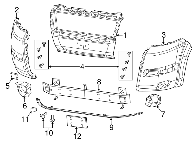 2019 Ram End Cap - Passenger Side (RH) 1ZT94JXWAA | TascaParts.com