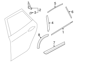2014-2018 Subaru Forester Seal 63526SG000 | OEM Parts Online
