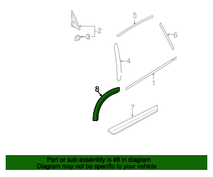 2014-2018 Subaru Forester OEM NEW 2014-2018 Subaru Forester Passenger ...