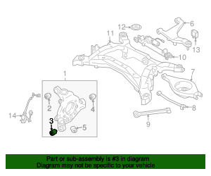 2008-2017 Infiniti Knuckle Bushing 55152-9Y01A | Faulkner Infiniti of ...